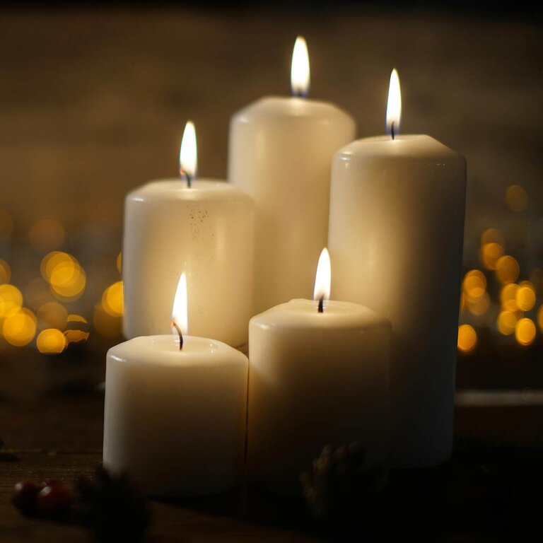 Candles - Blue Diamond