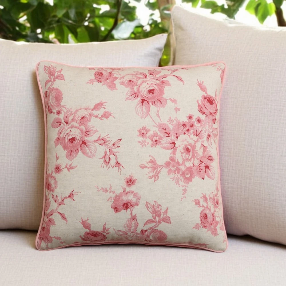 Nathalia Cushion Pink 45x45cm - Blue Diamond