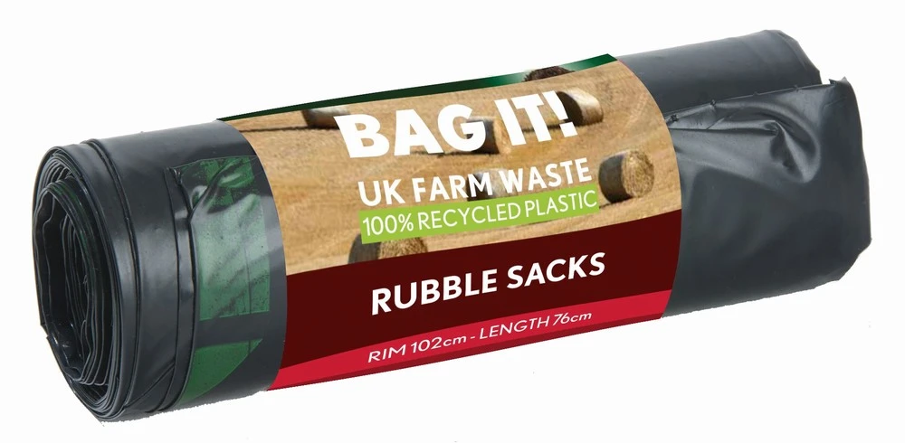 Plain Top Rubble Sacks 6Pk - Blue Diamond