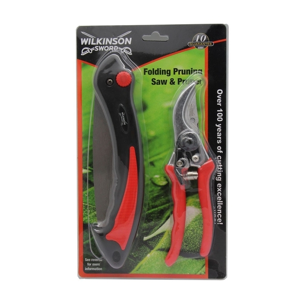 Folding Saw And Pruner Set - Blue Diamond