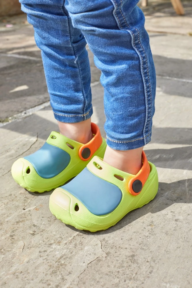 Junior Comfi Clogs - Blue Diamond